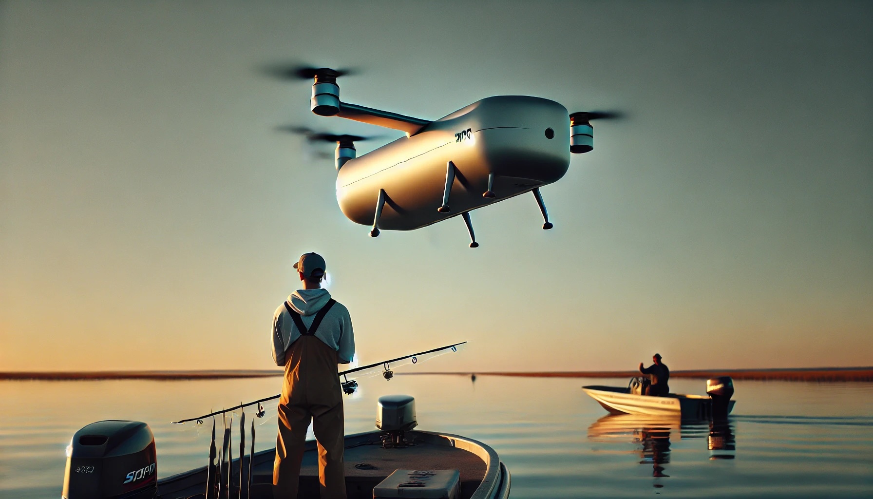 Huge Drones Seen Coming Off Water -Major Drone Mapping Project ...